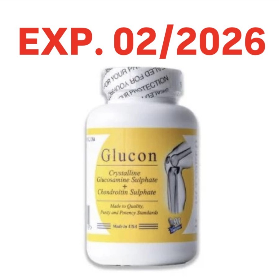 Jual Glucon Crystalline Glucosamine Sulphate + Chondroitin Sulphate 90s ...