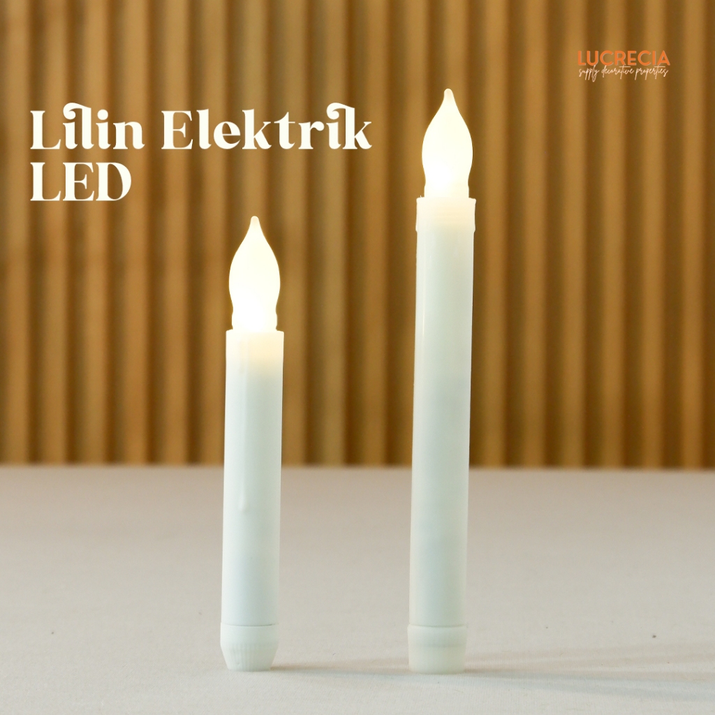Jual Lilin elektrik Led Candle Satuan Dekorasi Lilin Palsu Pajangan ...