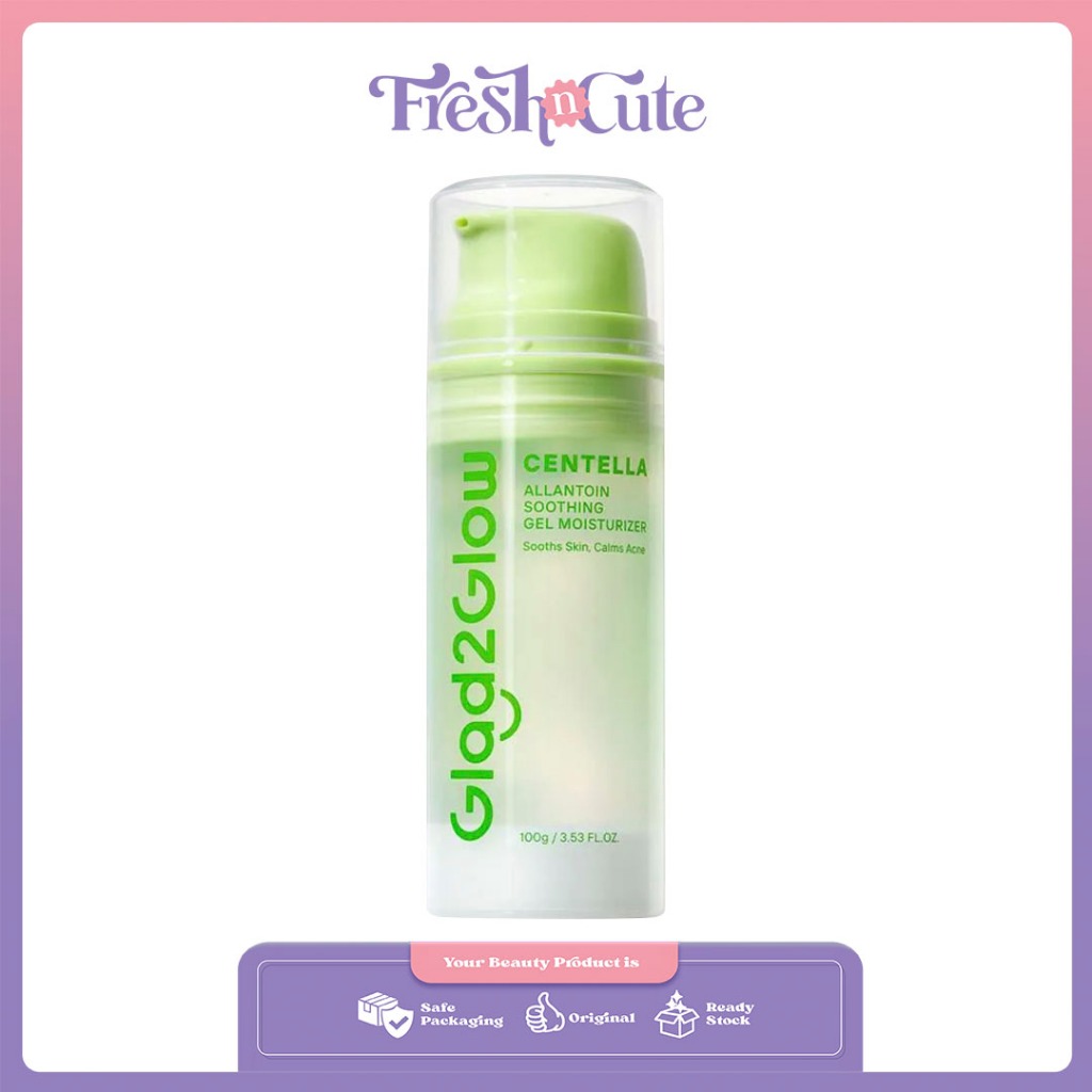 Jual GLAD2GLOW - G2G Centella Allantoin Soothing Gel Moisturizer 100g ...