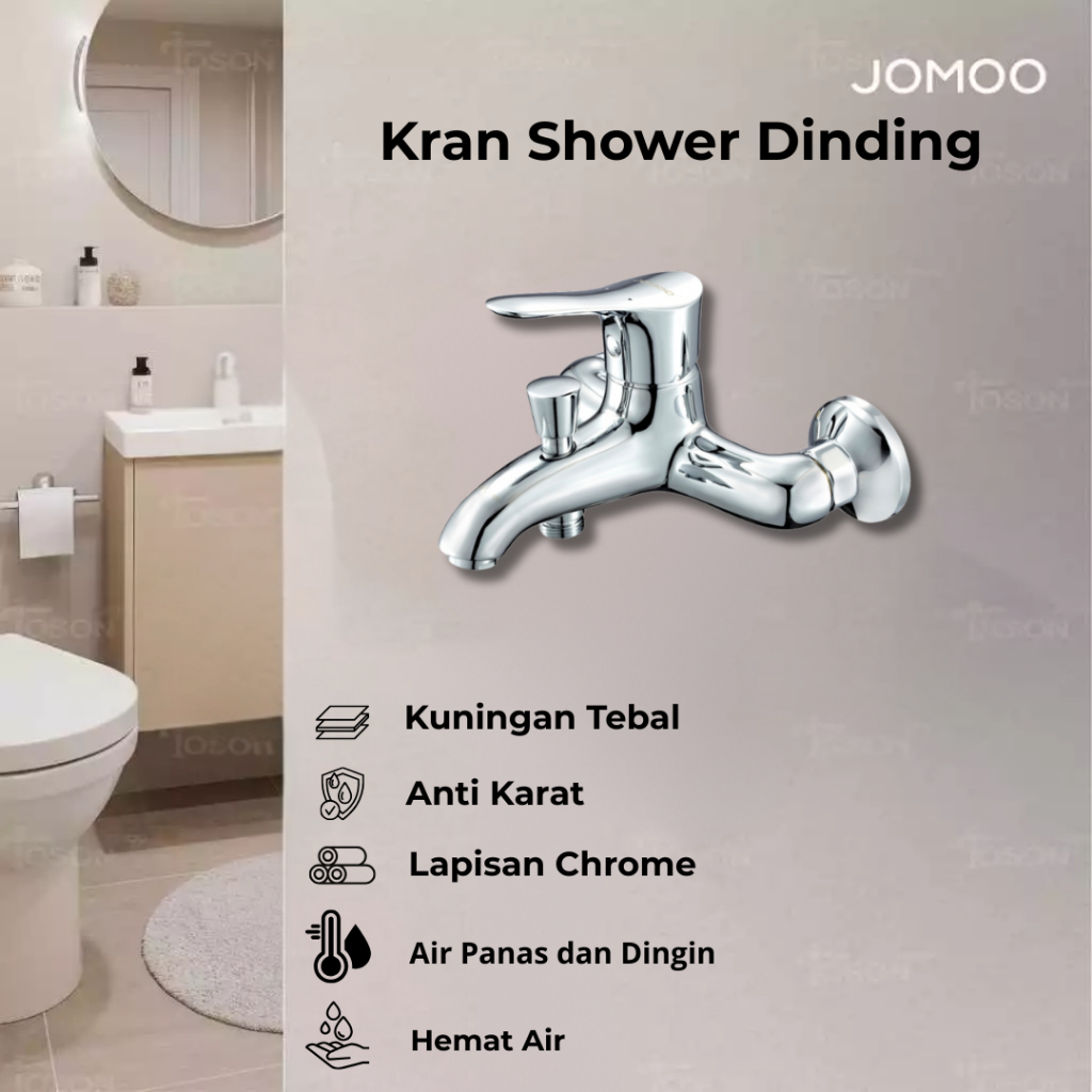 Jual JOMOO Kran Shower Kamar Mandi Tunggal / single Handle Shower ...