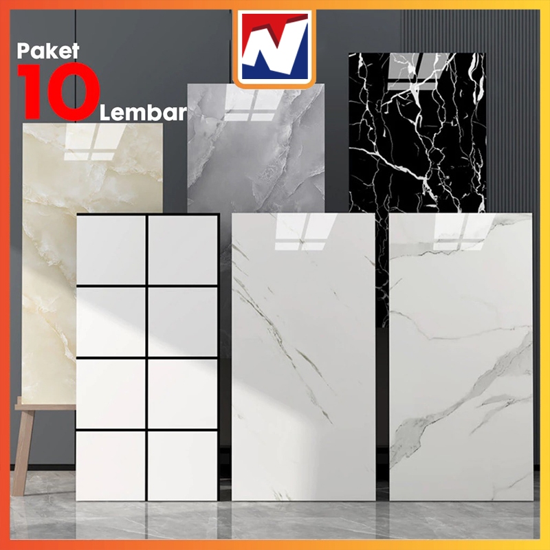 Jual IN - Paket 10 Lembar!!! Vinyl Marble Wallpaper Dinding Granit 30x60cm(Ketebalan 3mm) A14 ...