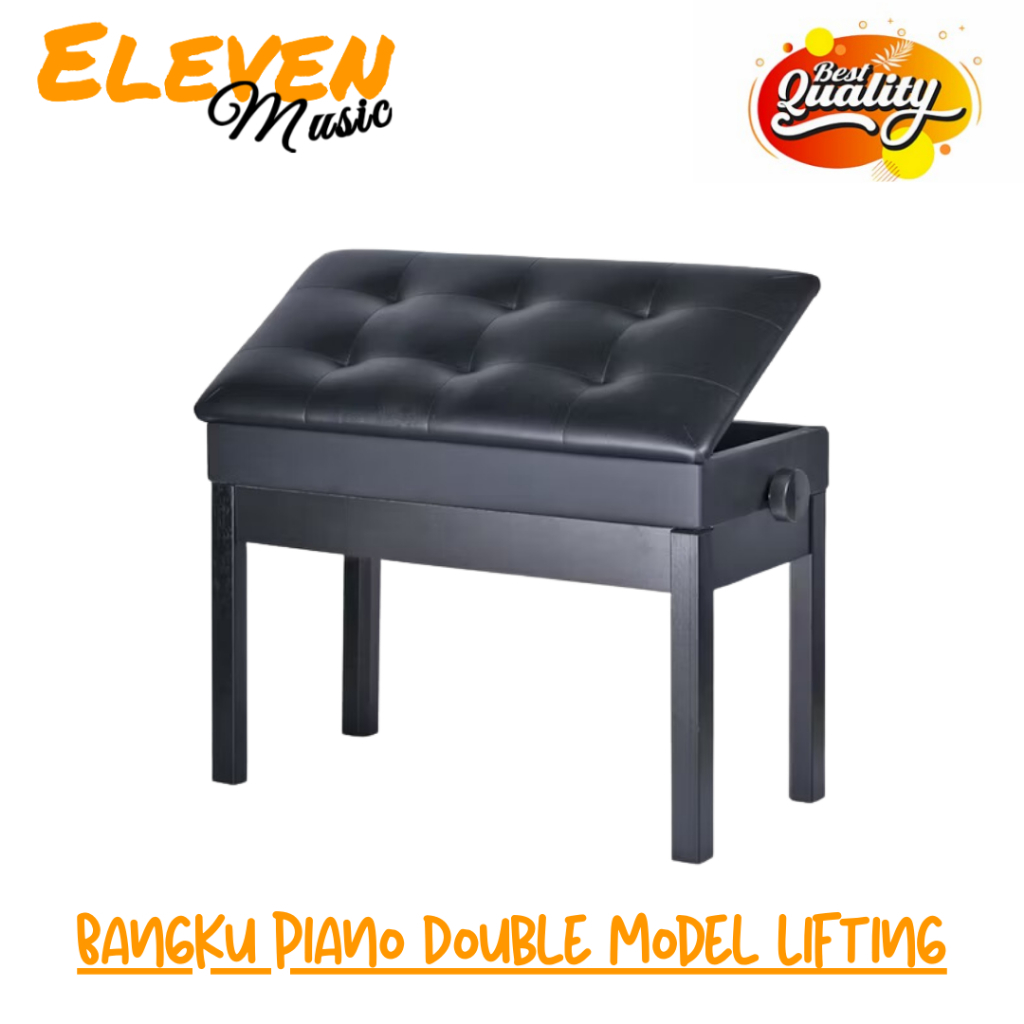 Jual Kursi Piano Bangku Piano Keyboard Bench Piano Plus Laci | Shopee ...