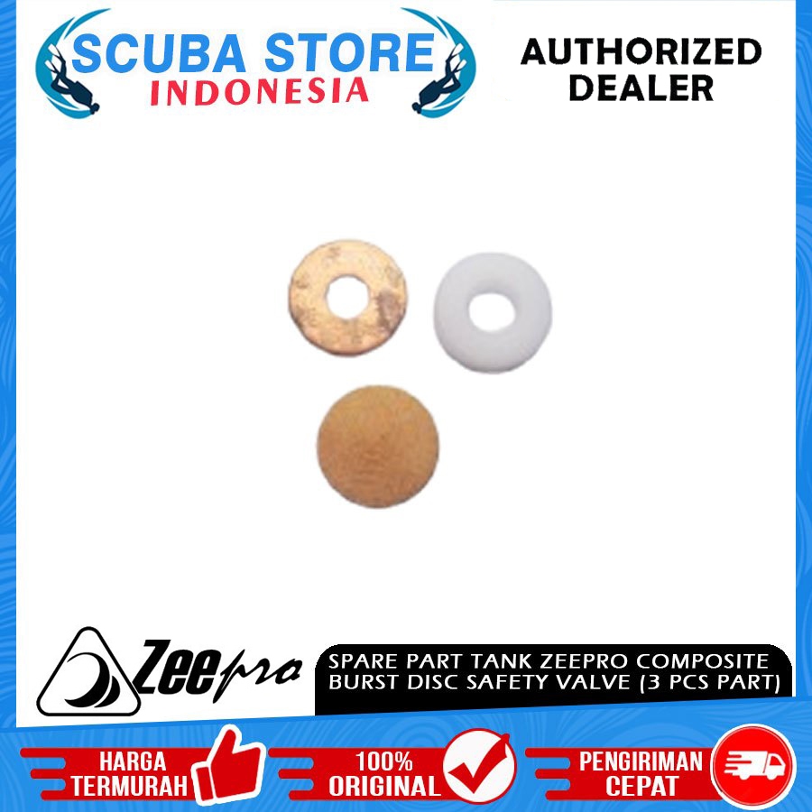 Jual Spare Part Burst Disc Safety Valve Tank Composite Zeepro 3pcs ...