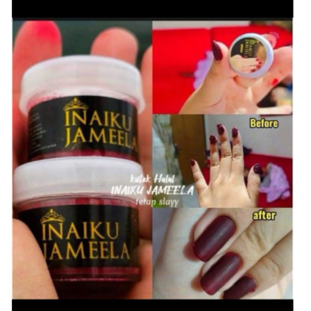 Jual INAIKU JAMEELA READY 2 WARNA INAI KUKU KUTEK HENNA HALAL ORIGINAL ...