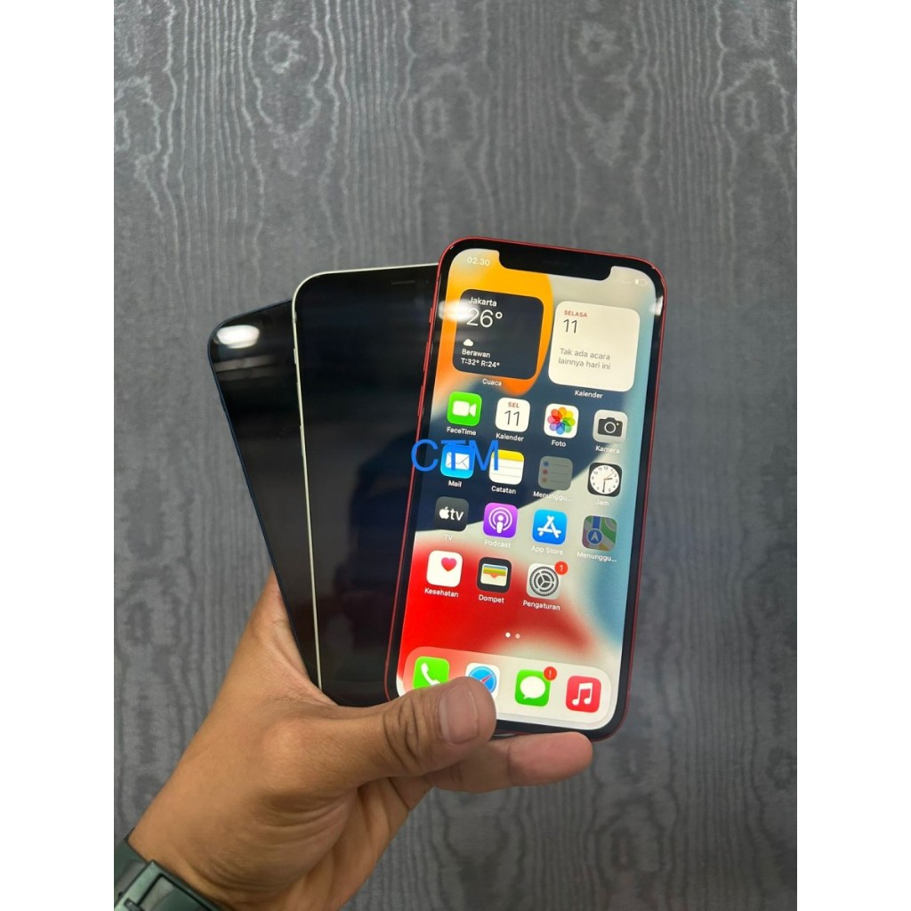 Jual Phone.12 64GB|128GB|256GB Second Fullset Mulus Bergaransi Tidak ada pembatasan Sim | Shopee ...