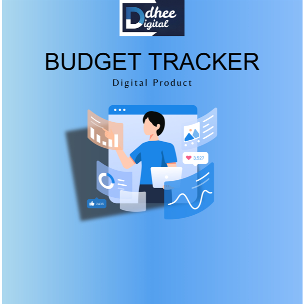 Jual Budget Tracker Template 12 Bulan (1Tahun) | Shopee Indonesia