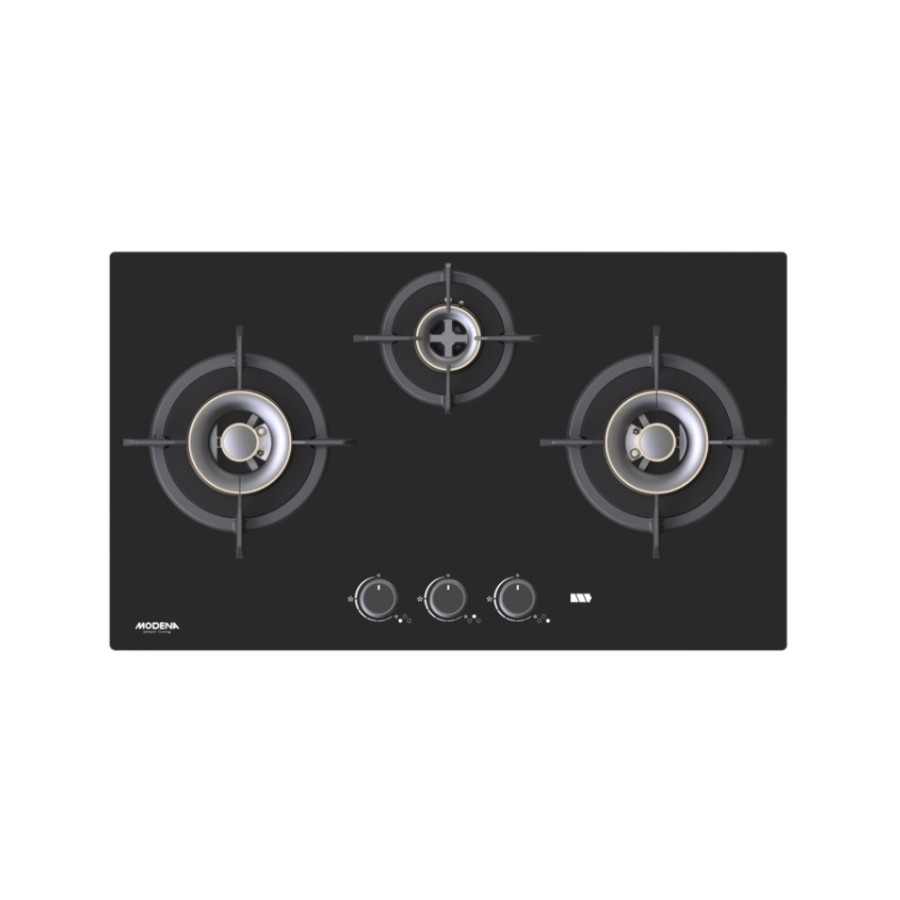 Jual Modena Kompor Gas Tanam BH 1735 BDBK 1735BDBK BH1735BDBK 70cm 3 ...