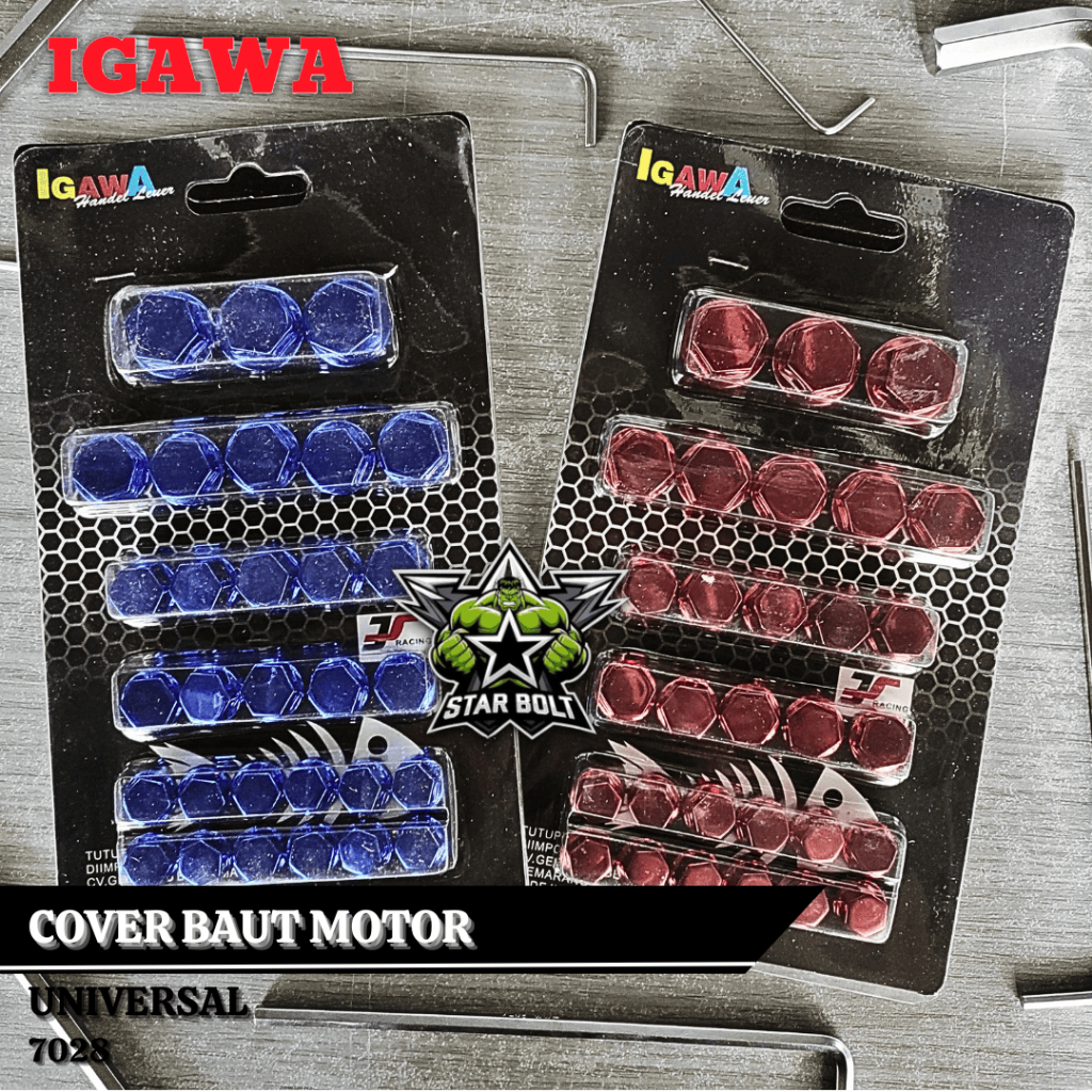 Jual Cover Tutup Baut Igawa 30 Pcs Monel Baut Motor Universal Ukuran ...