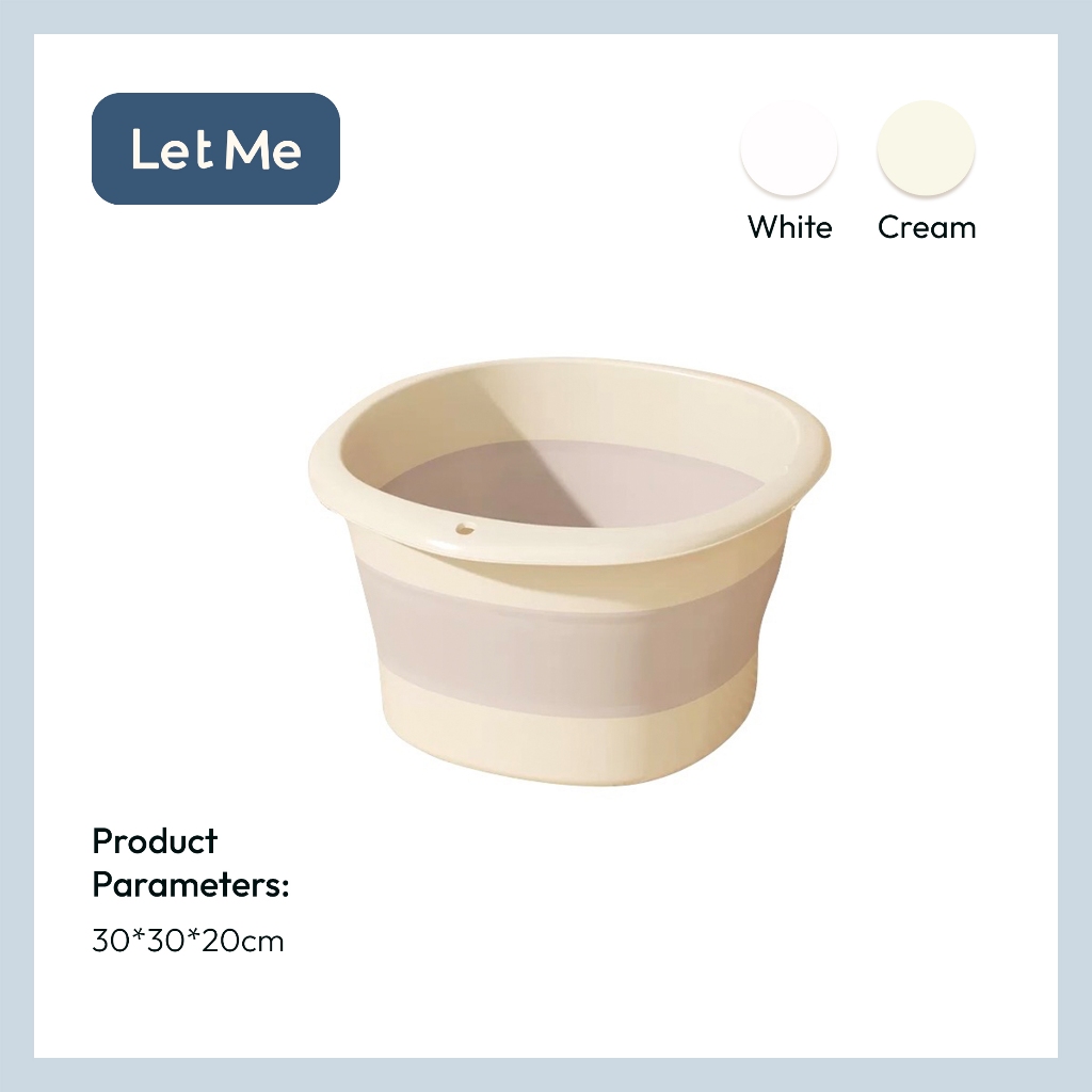 Jual Let Me Foldable Foot Spa Massage Tub - Ember 18L Spa Cucian Kaki ...