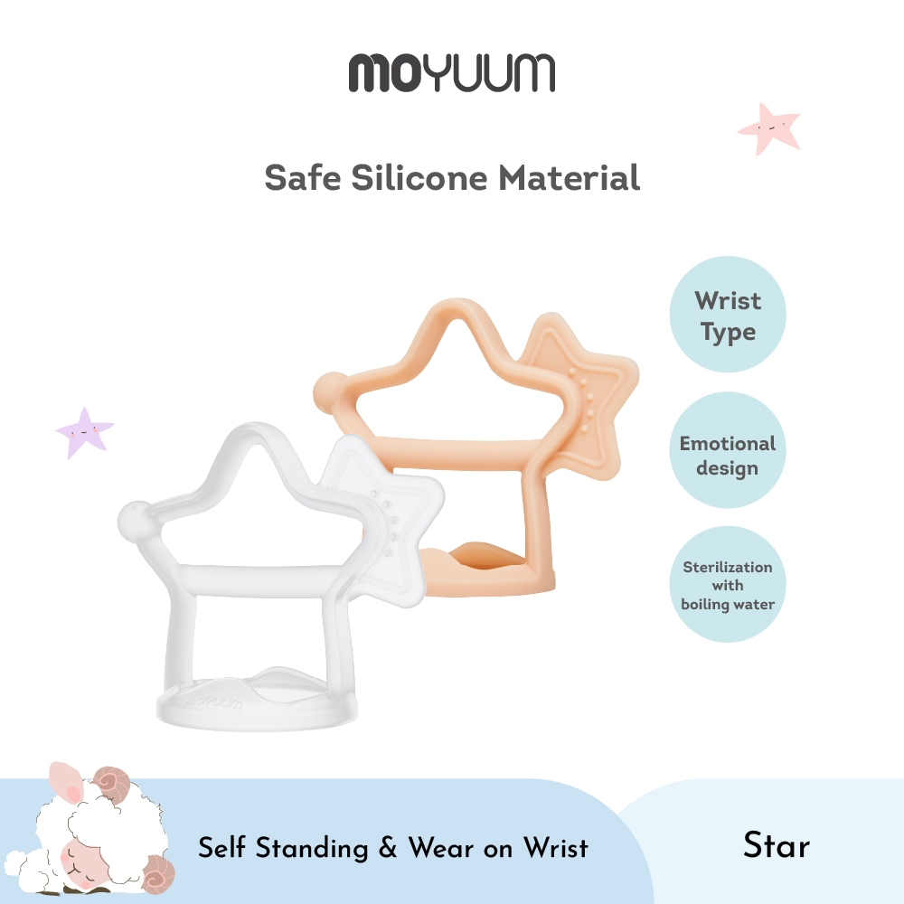 Jual Moyuum Star Teether - Gigitan Bayi 3 Bulan+ | Shopee Indonesia