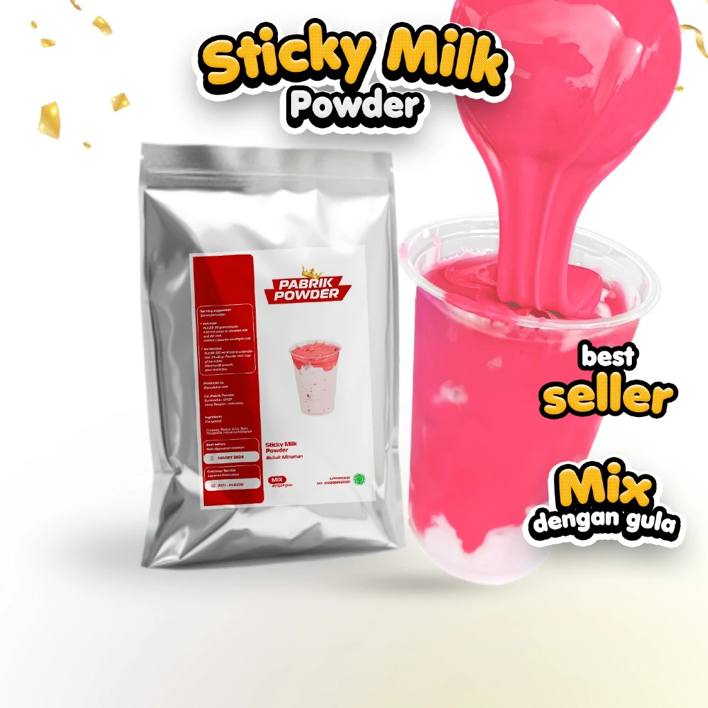 Jual Minuman Viral Modal 3 Ribuan, Sticky Viral Powder Drink, Bubuk ...
