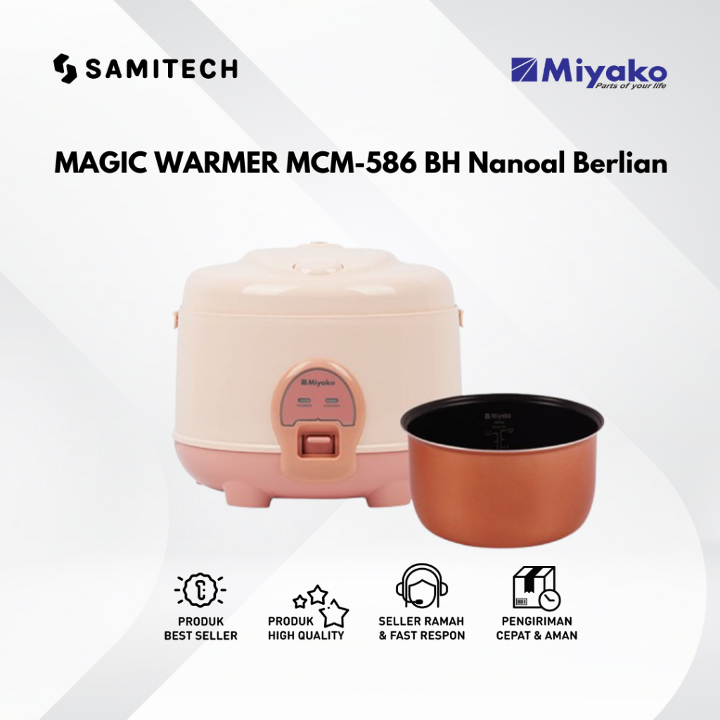 Jual MAGIC COM MIYAKO MCM-586 BH MCM 586 BH 1.8 LITER nanoal berlian ...