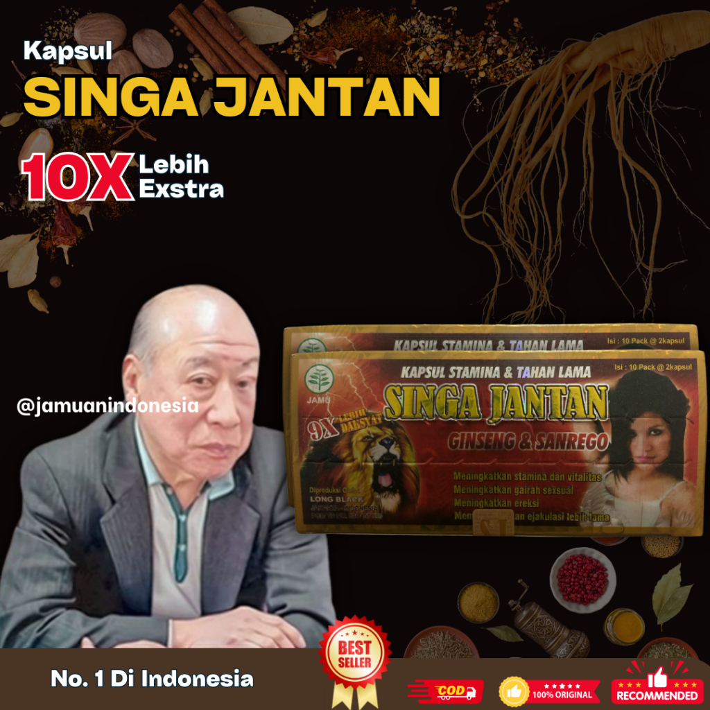 Jual Singa Jantan 20 Kapsul Original Stamina Pria | Shopee Indonesia