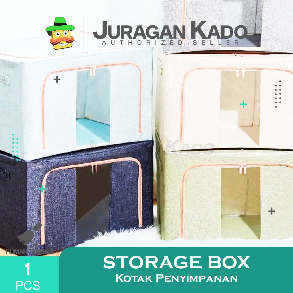 Jual Storage Box Lipat Storage Serbaguna Organizer Pakaian dan Mainan ...