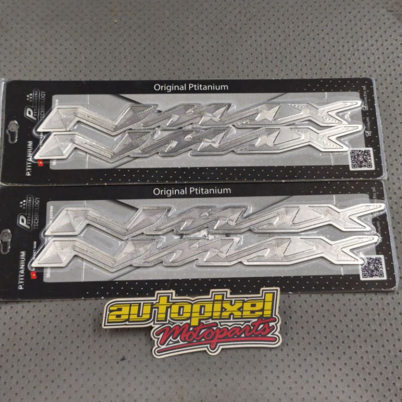 Jual Emblem Nmax titanium silver Vietnam (sepasang) | Shopee Indonesia