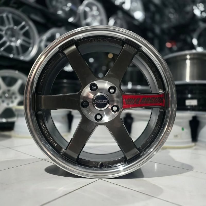 Jual velg racing mobil r18 TE37 FLOW FORMING LEBAR 8,5 ET 40 velg ring 18 cocok untuk mobil ...
