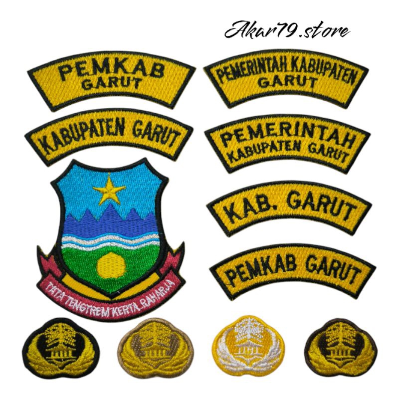 Jual BORDIR LOGO LOKASI KORPRI KEMENDAGRI KABUPATEN GARUT, ATRIBUT ...