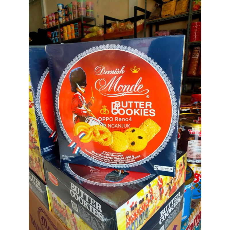 Jual MONDE BUTTER COOKIES 908g | Shopee Indonesia