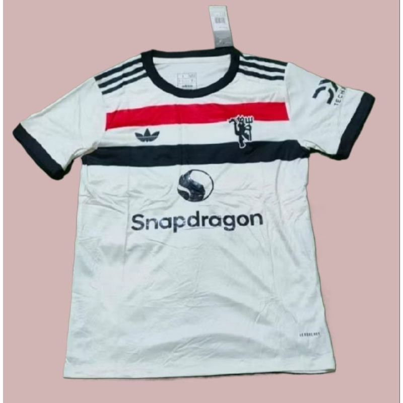 Jual Jersey Bola MU Men.U Putih 3rd EPL 2024/2025 Grade ORI GO | Shopee ...