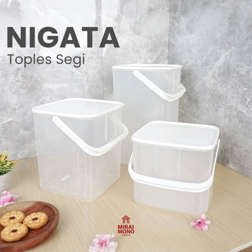 Jual [ MIRAI ] Nigata Food Container (S/M/L) / TOPLES MAKANAN / TOPLES ...