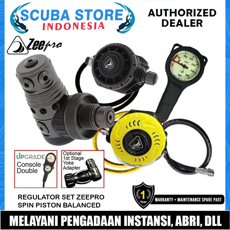 Jual Paket Regulator Set Package Zeepro USA Tech 1st Stage Extra Piston ...