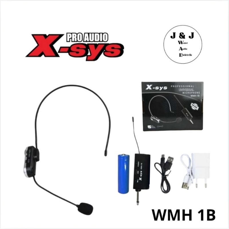 Jual MIC WIRELESS BANDO X-SYS WMH 1B MICROPHONE WIRELESS HEADSET ...