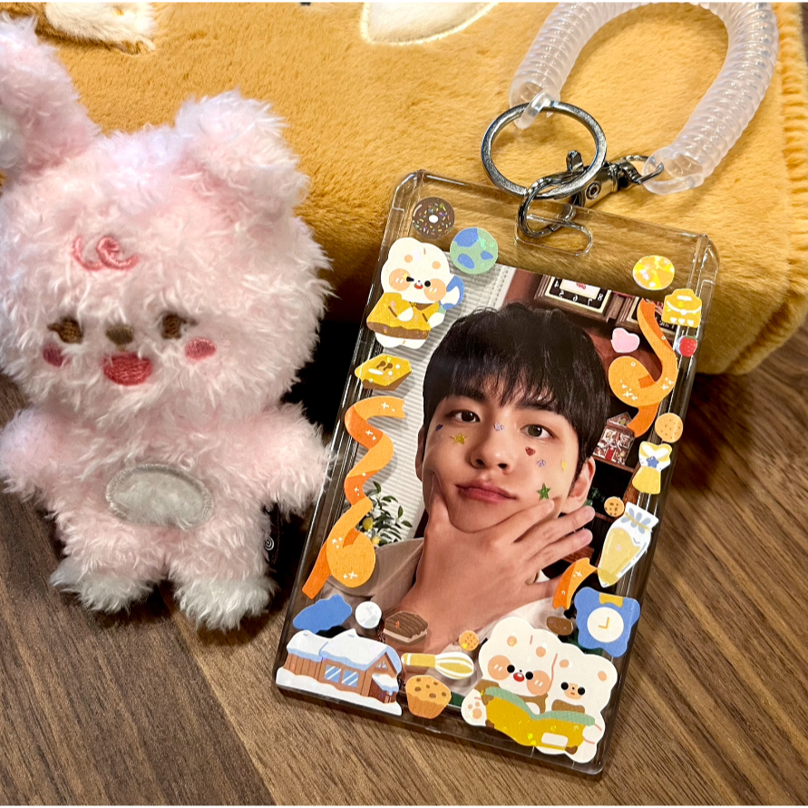 Jual Acrylic Photocard Holder//Poca Holder//Poca Deco Sticker | Shopee ...