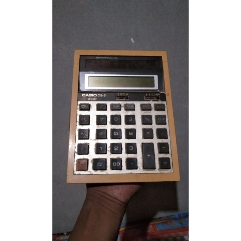 Jual kalkulator lawas Casio DS-2 Japan solar Cell | Shopee Indonesia