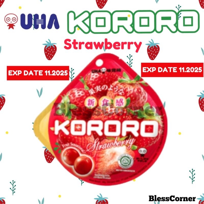 Jual Kororo Jelly Candy Kororo Candy Permen Kokoro PERMEN UHA KORORO JELLY CANDY PERMEN GUMMY ...