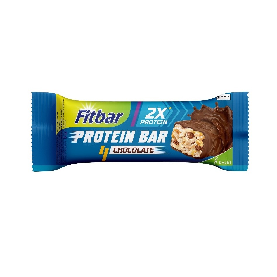 Jual Fitbar Protein Bar 2x Protein Rasa Chocolate 25gram | Shopee Indonesia