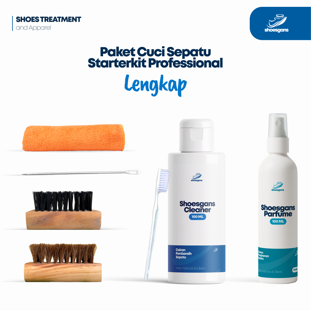 Jual SHOESGANS - Paket Cuci Sepatu Starterkit Professional Pembersih ...