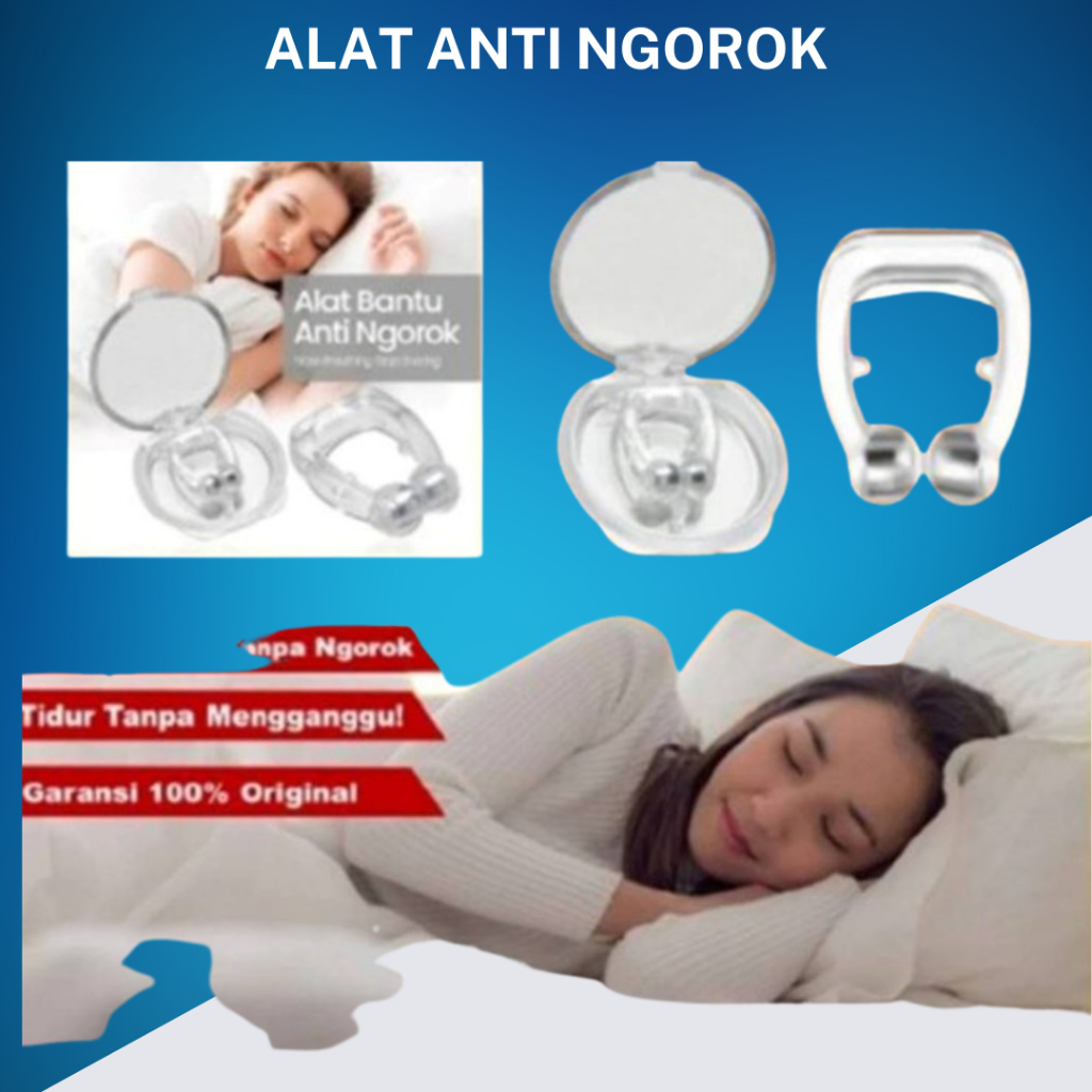 Jual Alat Anti Ngorok Magnetic Dan Dengkur Pernafasan Hidung Saat Tidur ...