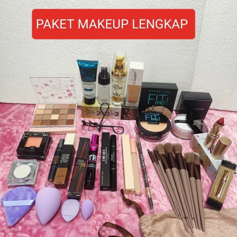 Jual COD Set Makeup Lengkap, Paket Kkosmetikk, Make up Set | Shopee ...