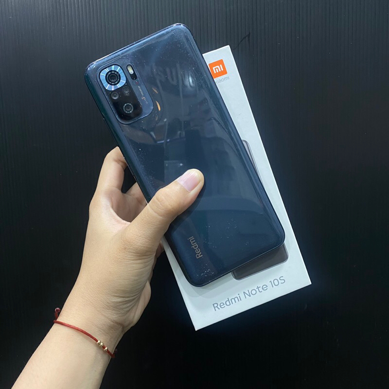 Jual Redmi Note 10s 8/128gb second bekas pakai normal fullset ori ...