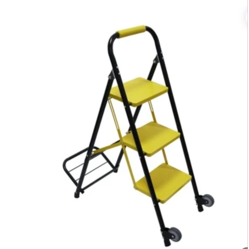 Jual tangga troli krisbow 2 in 1 tangga multifungsi bisa troli dorong ...