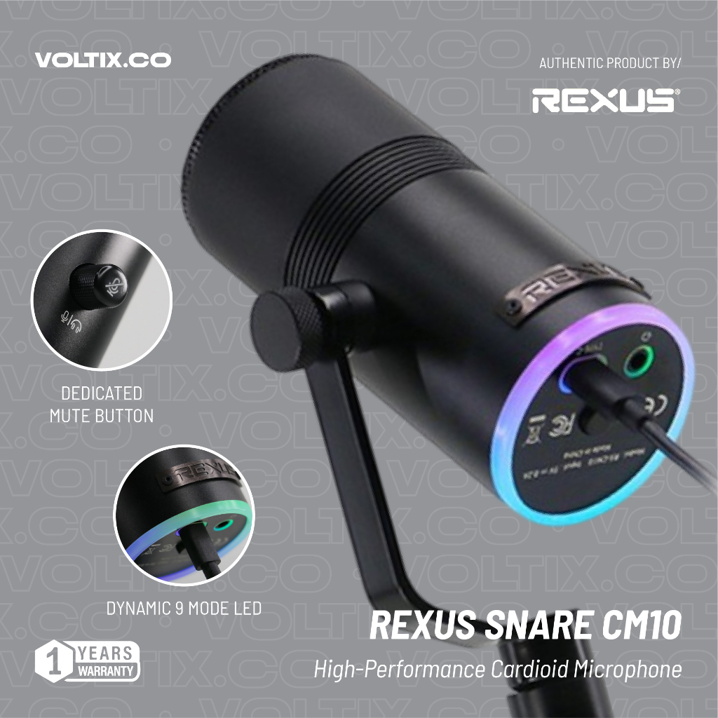 Jual Rexus Microphone Snare CM10 | Shopee Indonesia