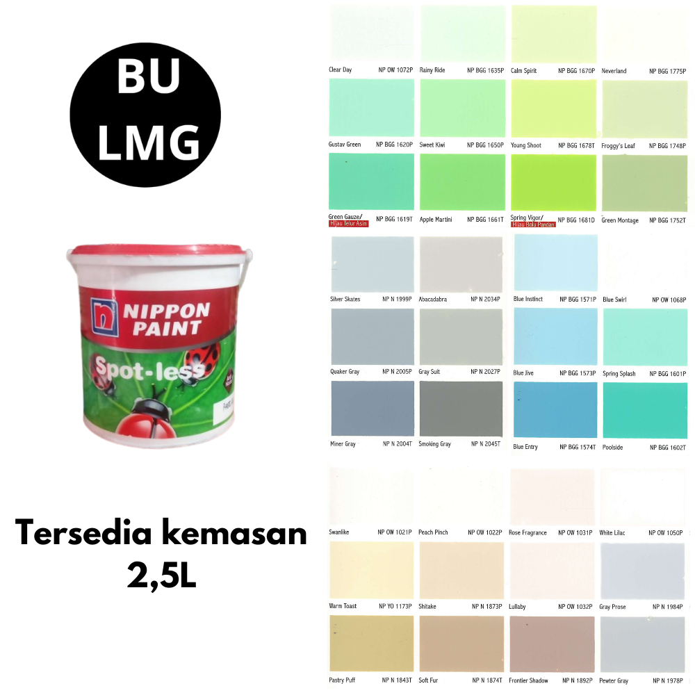 Jual Spotless Nippon Paint || Cat Nippon Paint Interior [Spotless ...
