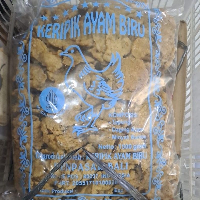 Jual Kripik ayam biru khas Bali 1500gr | Shopee Indonesia