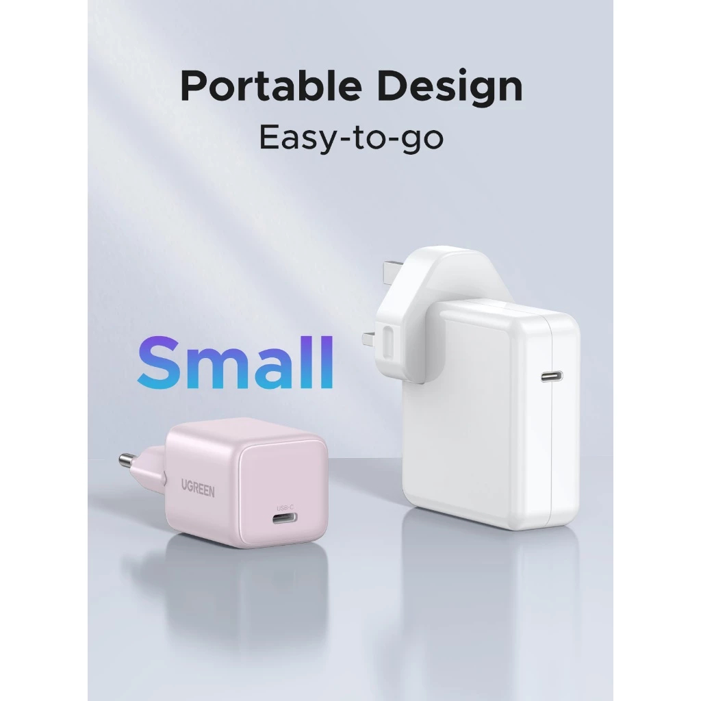 Jual UGREEN Adaptor 20W GAN-N Series USB-C PD Fast Charging Wall ...