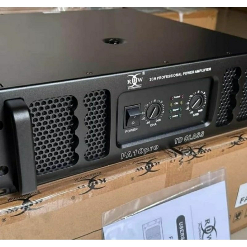 Jual POWER AMPLIFIER RDW FA 10 PRO Original Class TD 2x2000watt ...