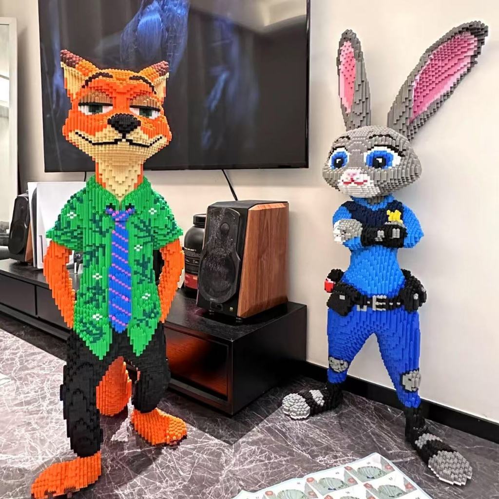Jual Nano Blocks Zootopia Judy Hoops Nick Wilde Big Series 3D Model ...
