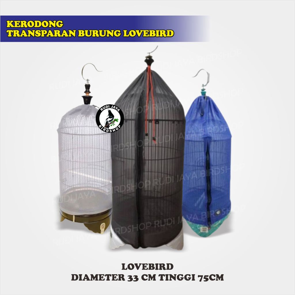 Jual KERODONG TRANSPARAN PREMIUM LOVEBIRD KRODONG TEMBUS PANDANG ...