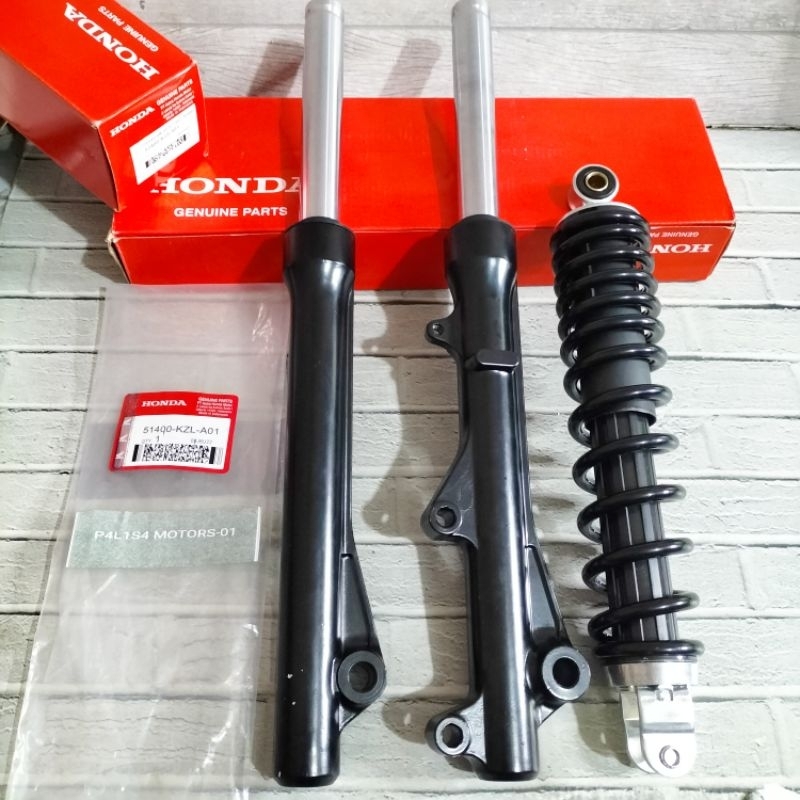 Jual As shock tabung+Shockbreaker Honda Beat fi/Scoopy fi/Vario 125 ...
