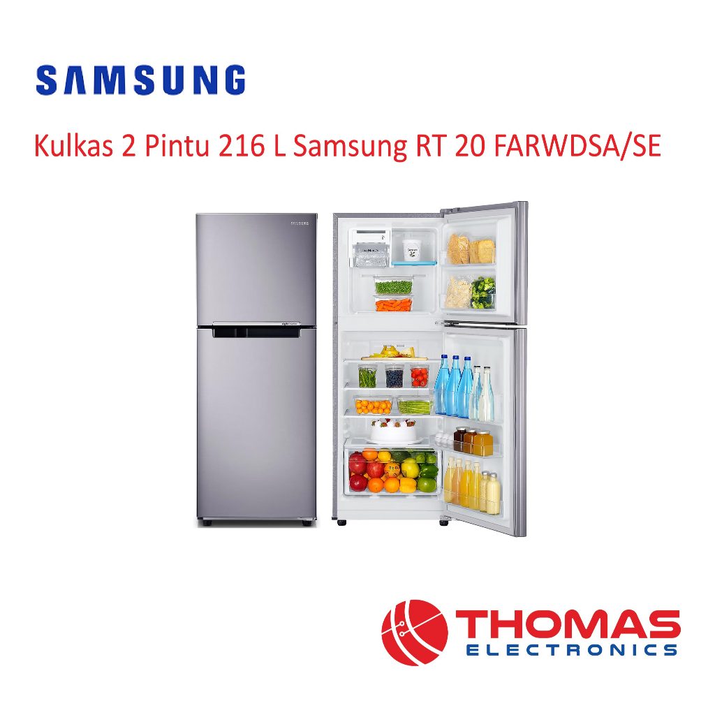 Jual Kulkas 2 Pintu 216 Liter Samsung RT20FARWDSA/SE RT 20FARWDSA RT20 ...