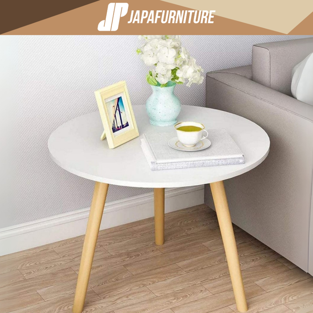 Jual Meja Bulat Ruang Tamu Meja Cafe Meja Teras Meja Interior Aesthetic ...