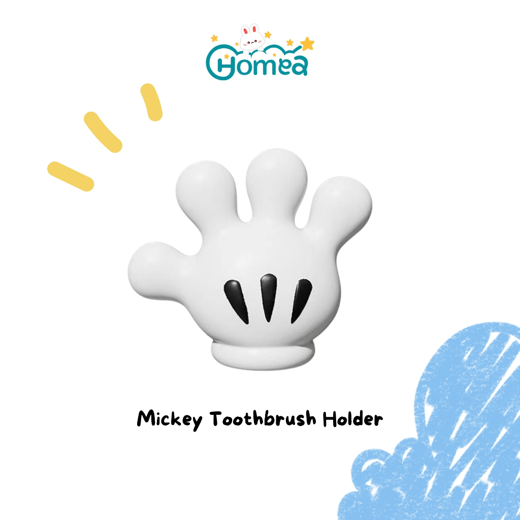 Jual HOMEA Mickey Toothbrush Holder Multifungsi Estetik Kabel Meja ...