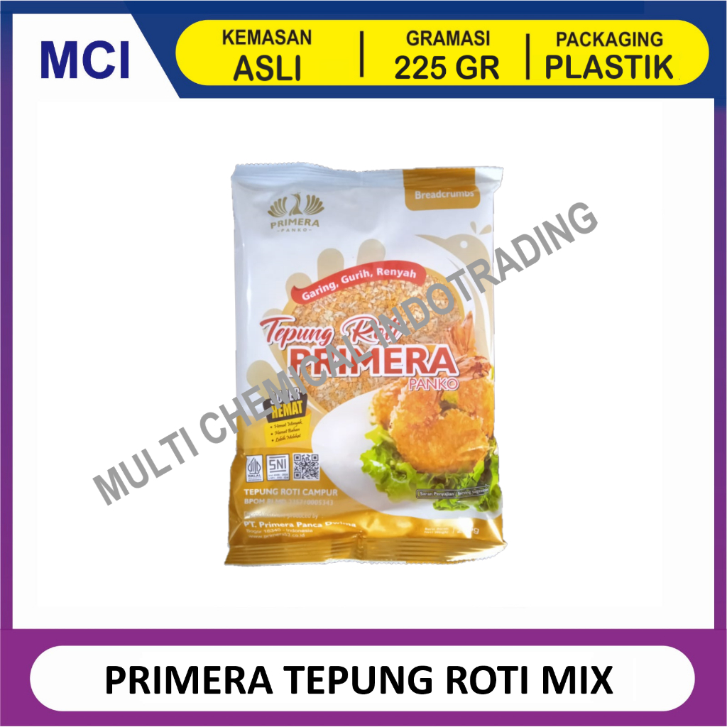 Jual (KEMASAN ASLI) PRIMERA TEPUNG ROTI MIX 225 GR / PRIMERA PANIR ...