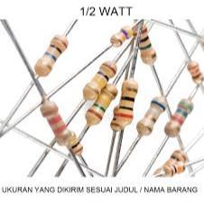 Jual RESISTOR 8R2 8.2 OHM 1/2 0.5 WATT | Shopee Indonesia