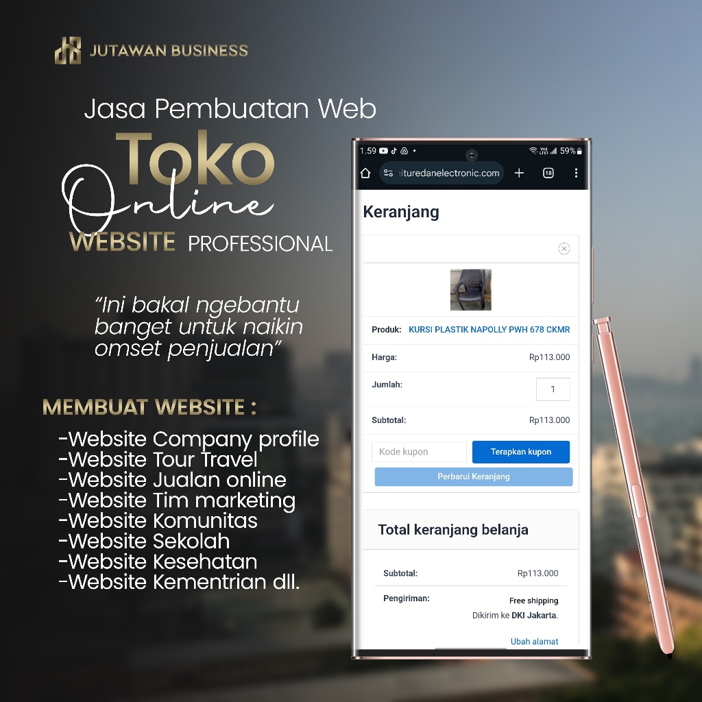 Jual Jasa Pembuatan Website Toko Online Profesional – Cepat & Murah ...