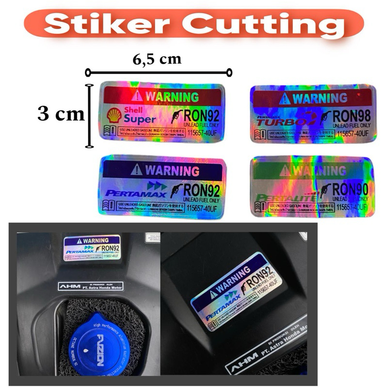Jual Stiker Tangki Bensin Shell Pertamax Pertalite Tubo Hologram Ukuran ...